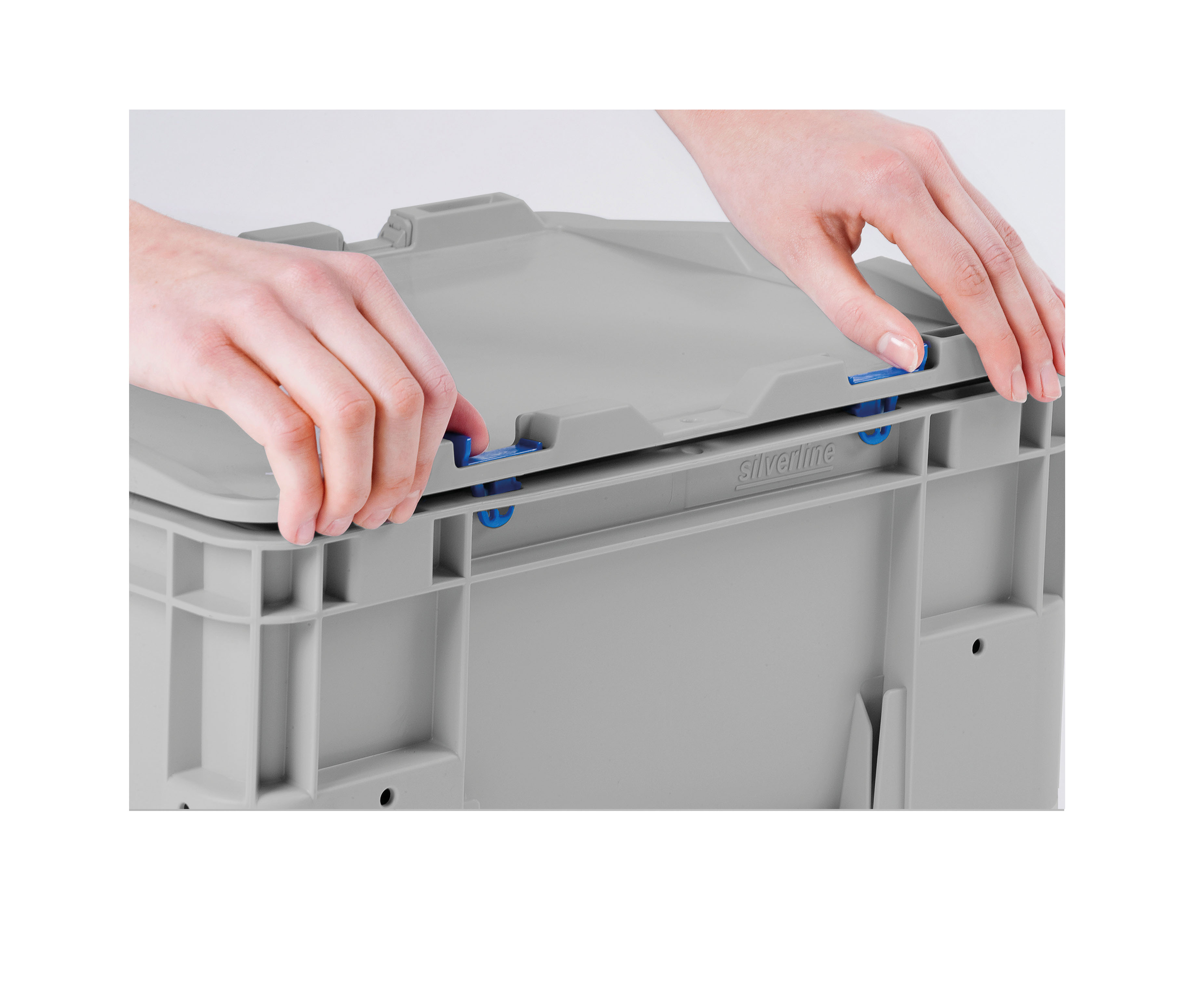 Spring Lock for Hinged Lid silverline | 7243-----09-516001